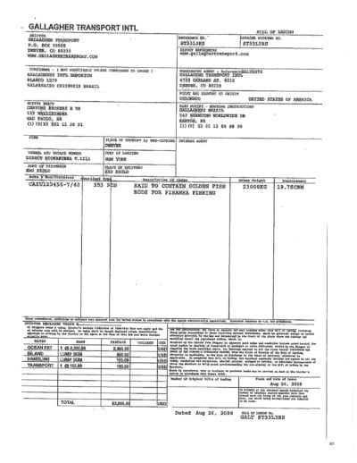 Customs Forms: Definitions and Examples | Gallagher Transport